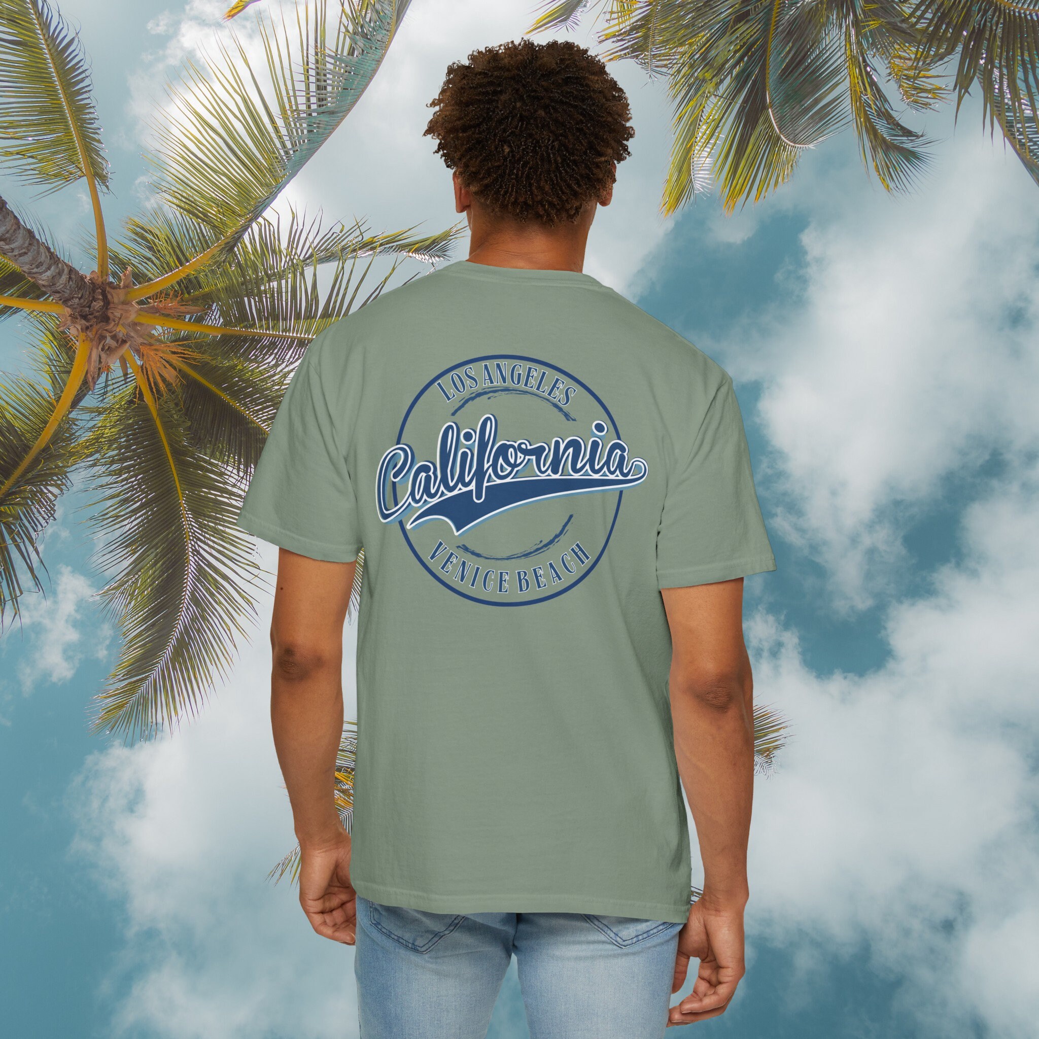 Venice Beach California T-shirt, Front and Back, Los Angeles, LA ...