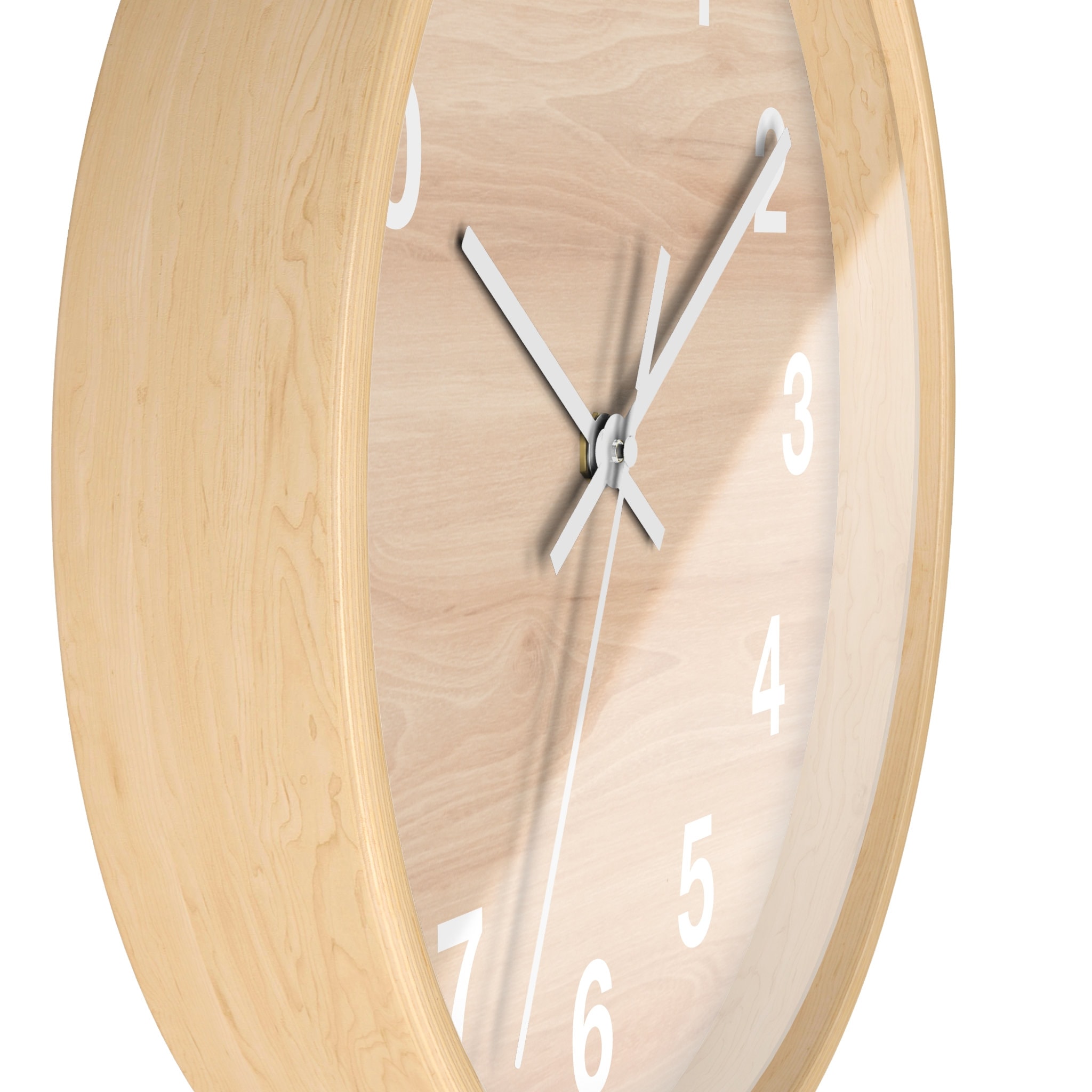 Minimalist Wooden Wall Clock Aesthetic Simplistic Cute - Etsy