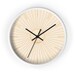 Beige Simplistic Wall Clock, Multiple Colors, Round, Modern, Unique ...