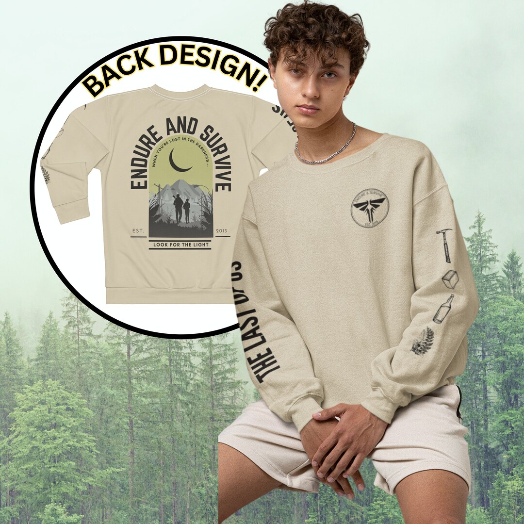 The Last of Us Inspired Pullover, Joel, Ellie, Video Game Merch ...