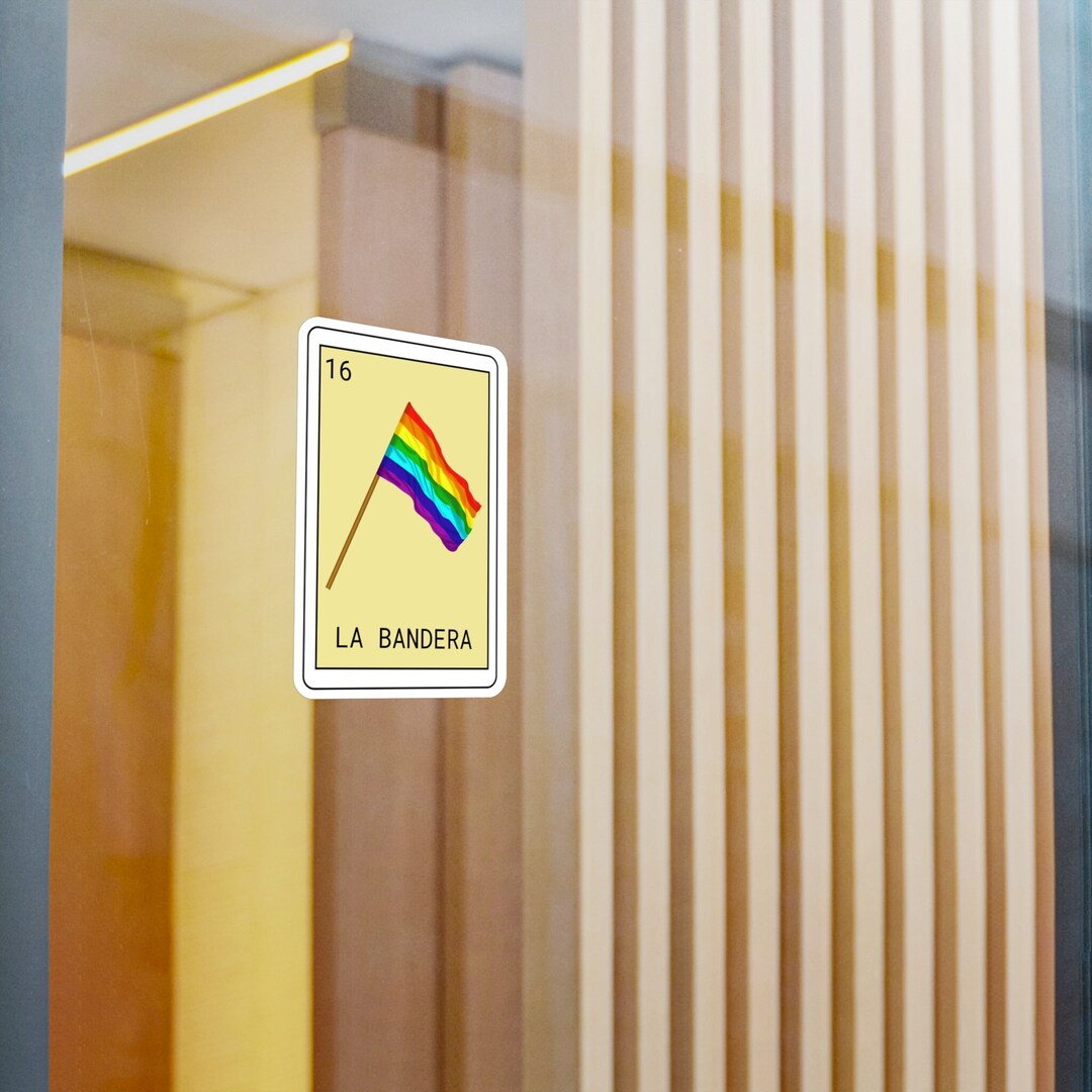 Loteria La Bandera Sticker, Pride Flag, LGBTQ, Pride Month, Rainbow ...