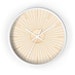 Beige Simplistic Wall Clock, Multiple Colors, Round, Modern, Unique ...