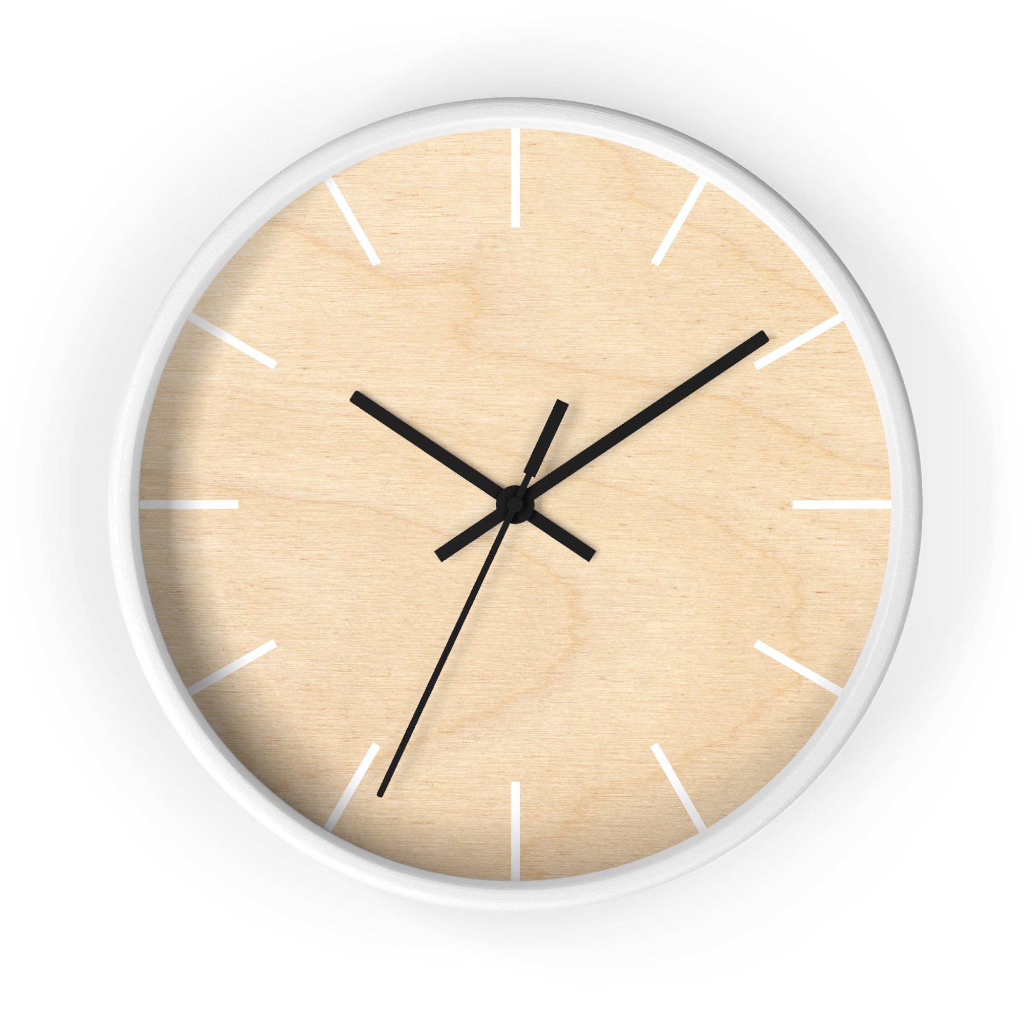 Japandi Simplistic Wall Clock, Minimalist, Aesthetic, Stylish, Living ...