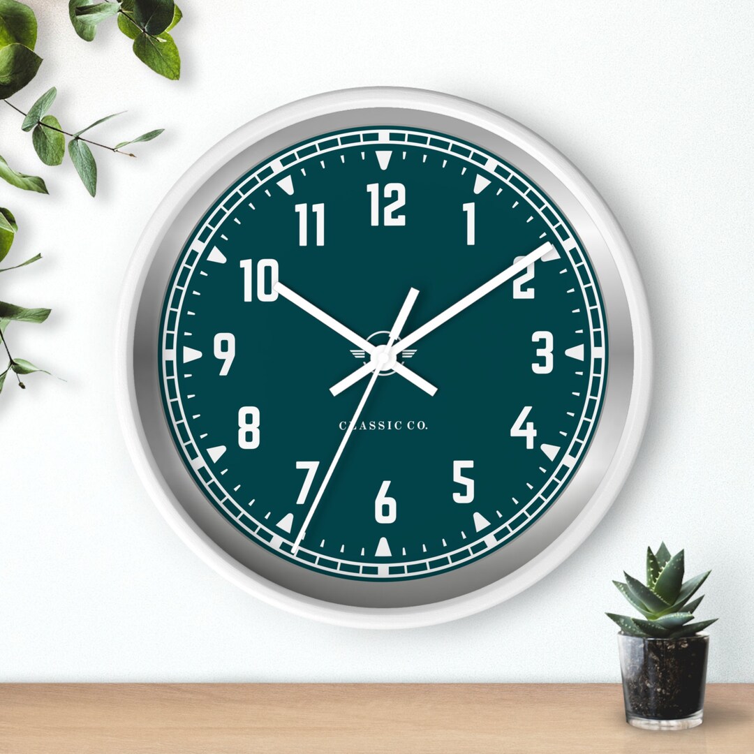 Art Deco Aesthetic Wall Clock, Plexiglass, Modern Clock, Unique ...