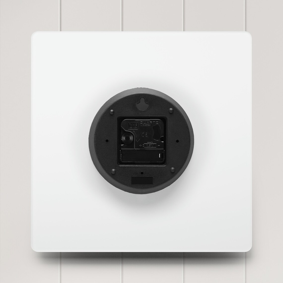 Navy Blue Art Deco Wall Clock, Vintage Look, Retro, Aesthetic, Square ...