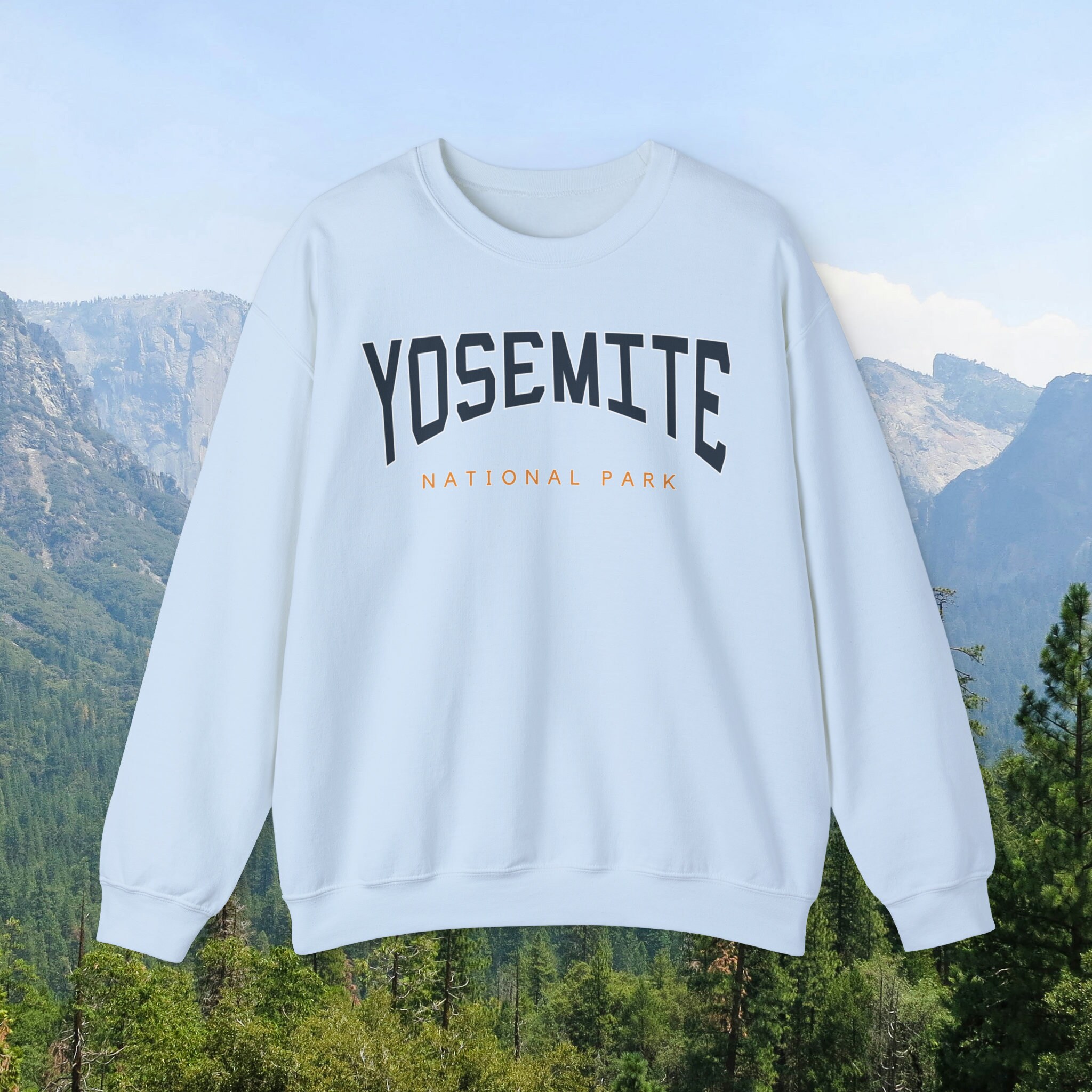 90s Style Yosemite National Park Sweatshirt, Travel, Hiking Lover, Cozy ...