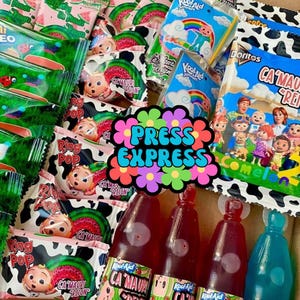Custom Party Snacks, Personalized Party Favors, Cartoon Party Snacks ...