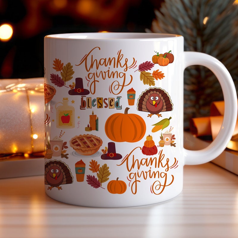 Thanksgiving Mug - Etsy