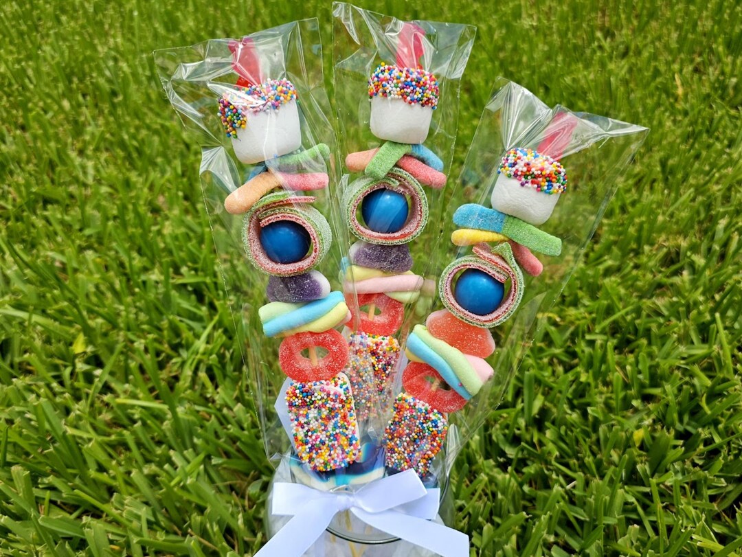 Candy Kabobs Party Favors for Kids Birthday Treats for Birthday Sweets ...