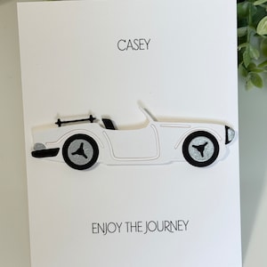Personalized Masculine Card, Car Card, Custom Birthday Card, Father’s ...