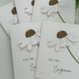 Personalized Handmade Stationery Set, Custom Notecards With Name, Boxed ...