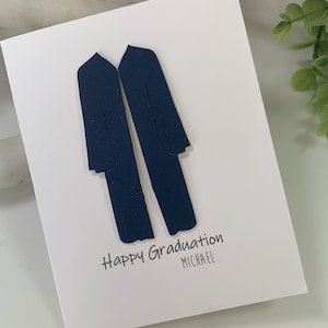 Personalized Graduation Card, Congratulations Graduate Card, Cap and ...