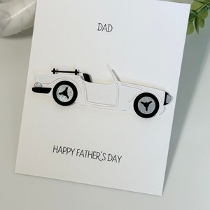 Personalized Masculine Card, Car Card, Custom Birthday Card, Father’s ...