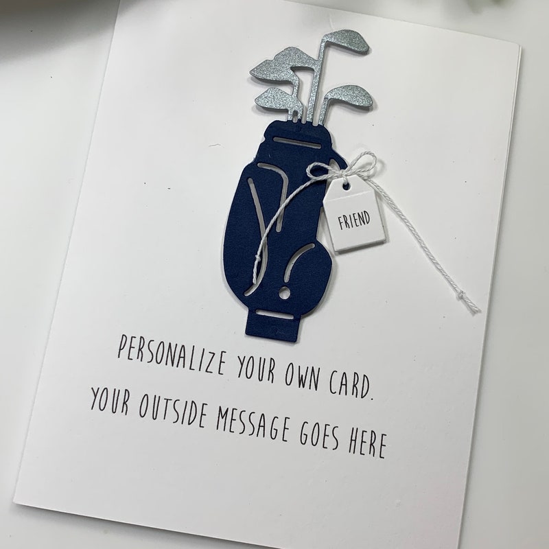 Golf Greeting Card - Etsy