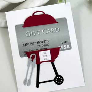 Personalized BBQ Grill Card, Father's Day Gift, Custom Greeting - Etsy