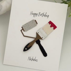 Personalized Tools Card, Handmade Handyman Gift, Masculine All Occasion ...