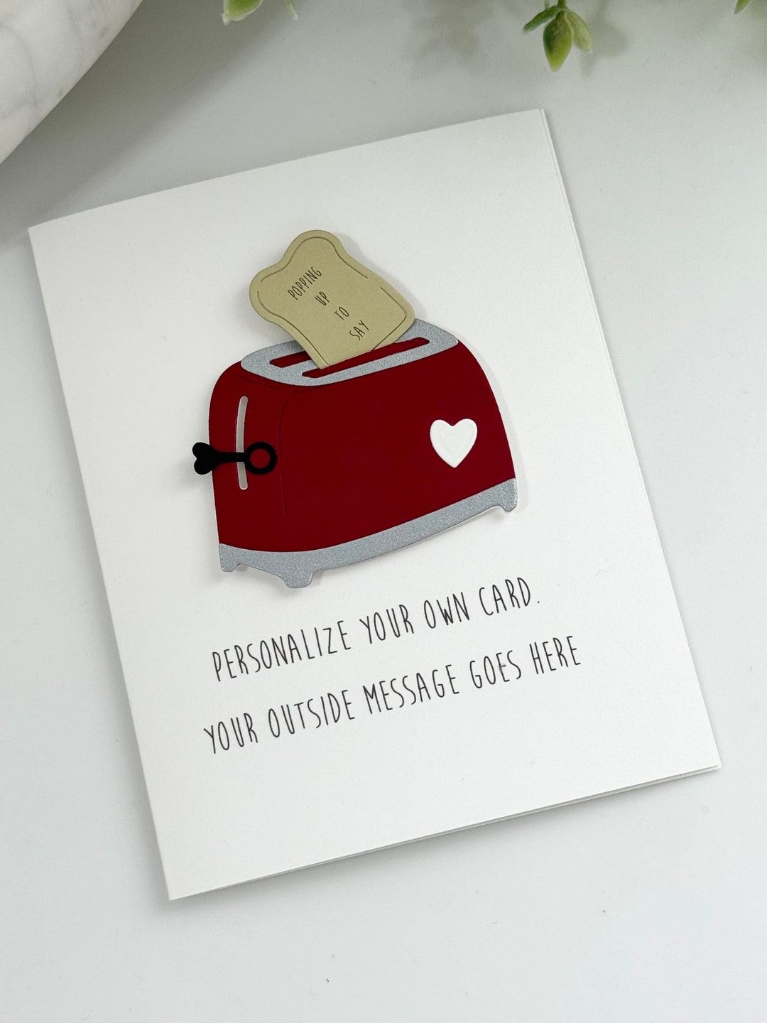 Personalized Toaster Card, Happy Birthday Toast Card, Mother’s Day Card ...