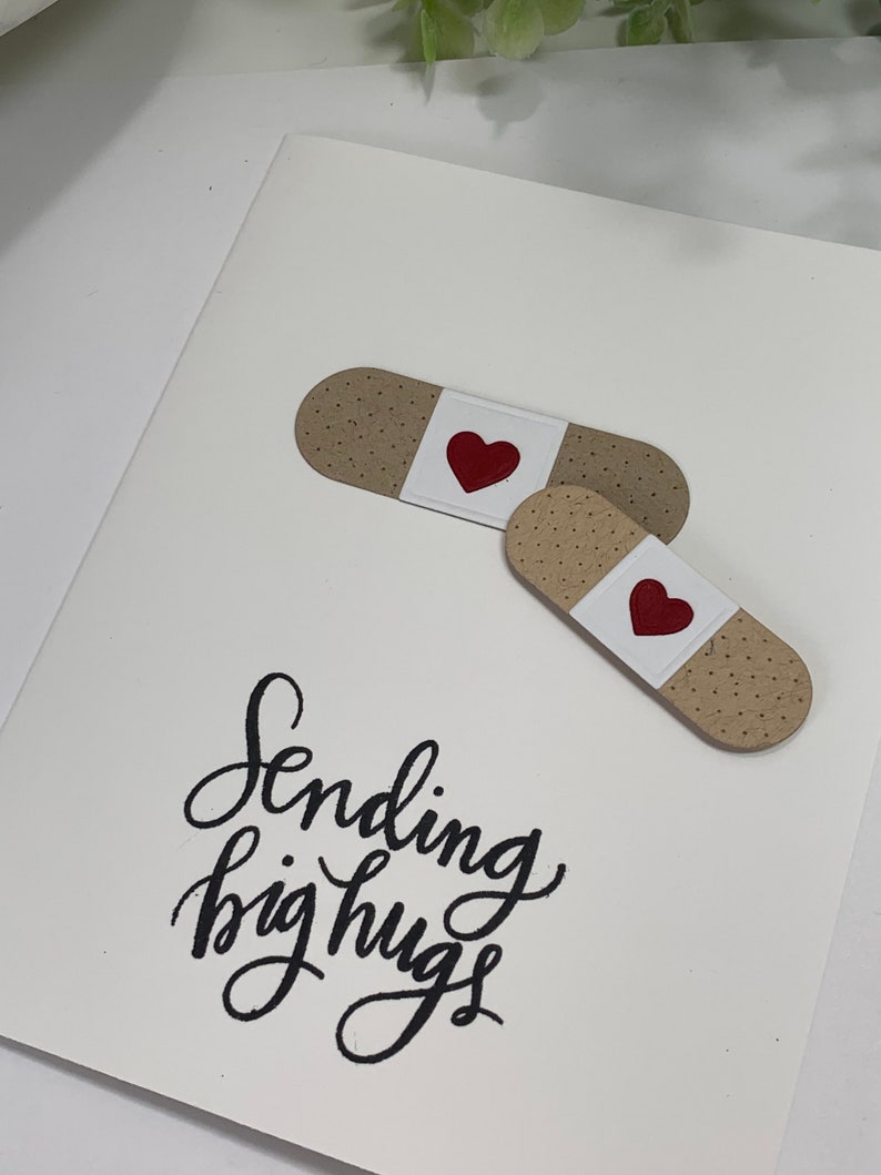 Personalized Get Well Card Thinking of You Band-aid Card - Etsy