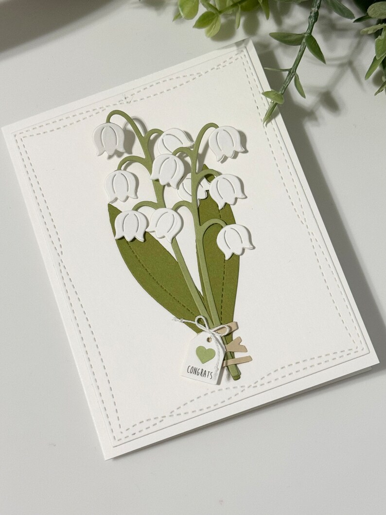 Personalized 3D Floral Card, Handmade All Occasion Card - Etsy