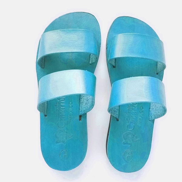 Turquoise Sandals - Etsy