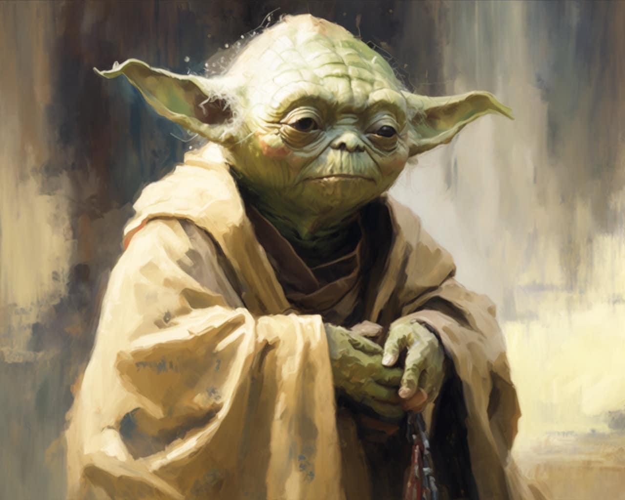 Star Wars Oil Painting Printable Poster Digital Download - Etsy