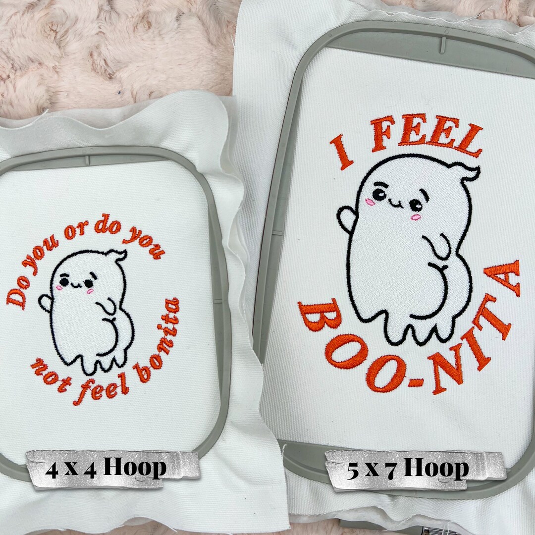 Boo-nita Halloween Embroidery Design, Machine Embroidery Design, File ...