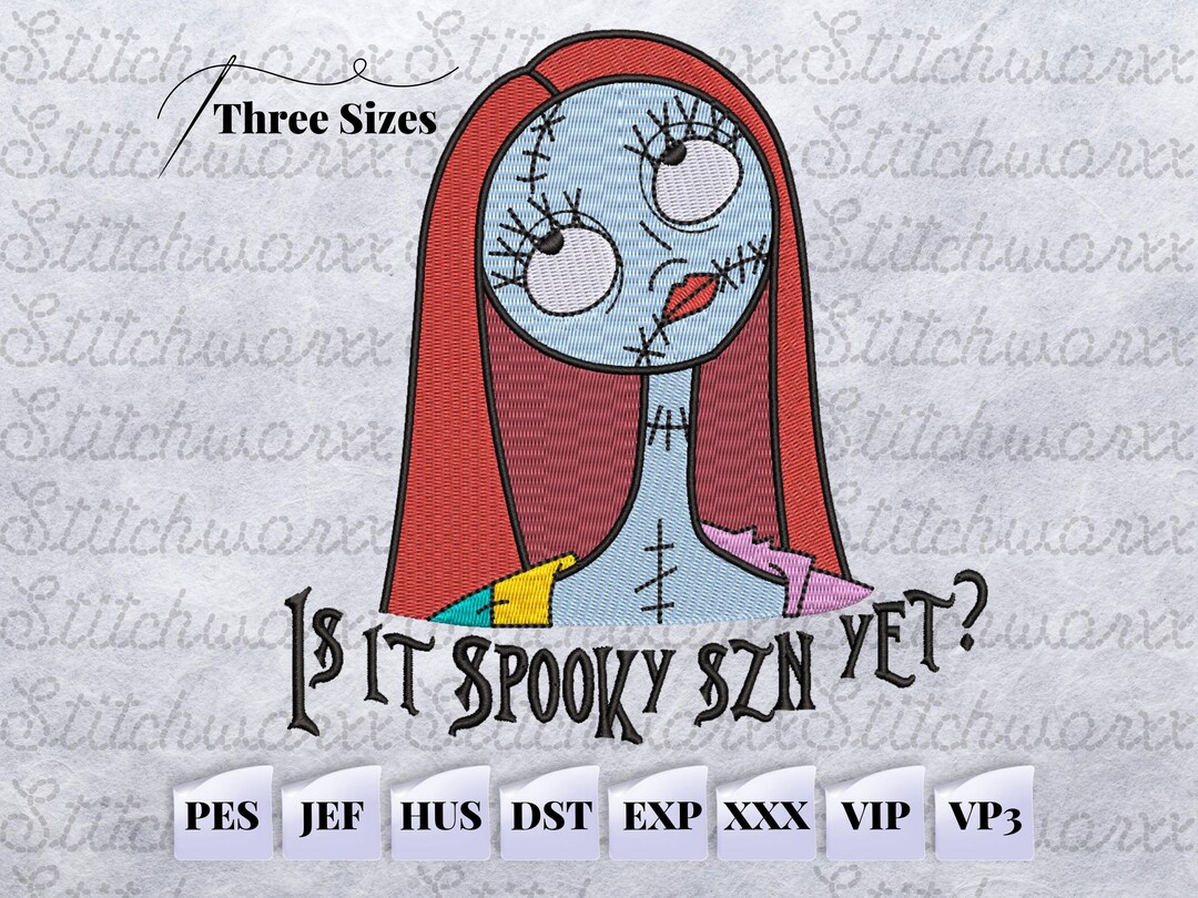 Sally Machine Embroidery Design, Jack Skellington, Halloween, File in ...