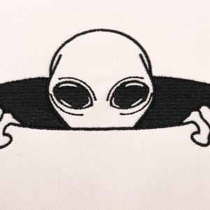 Alien Machine Embroidery Design, Alien Embroidery Design, File in PES ...