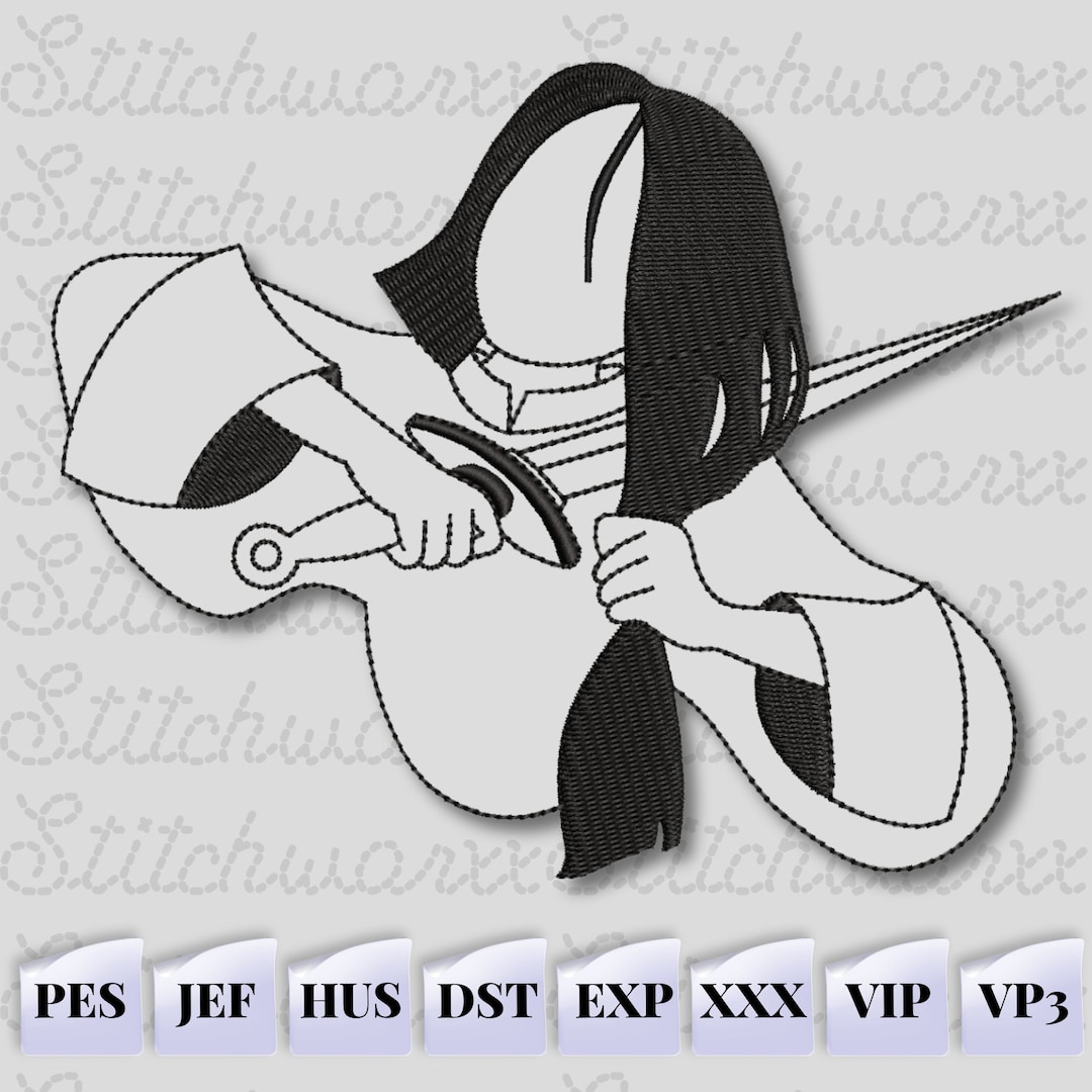 Mulan Embroidery File, Embroidery Designs, File in PES, DST, JEF, Etc ...