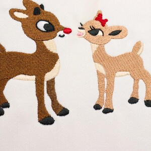Rudolph Reindeer Machine Embroidery Design, Clarice Christmas ...