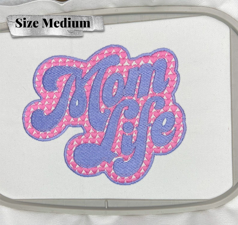 Mom Life Embroidery File, Mom Embroidery Designs, Mother's Day ...