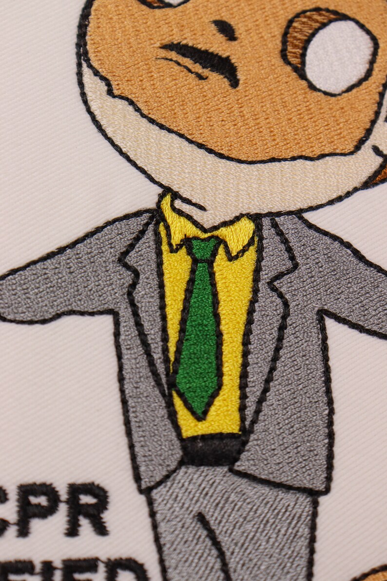 CPR Certified Machine Embroidery Design, Office Embroidery Design ...