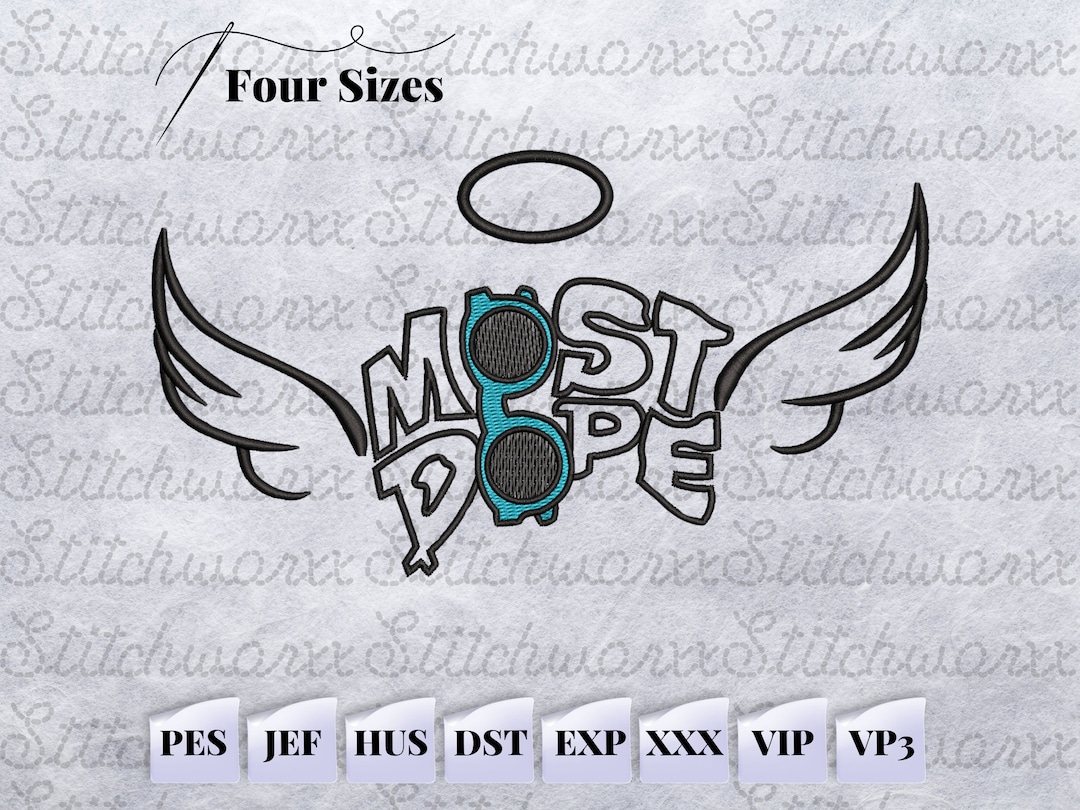 Most Dope Machine Embroidery Design, Mac Miller Embroidery Design, File ...