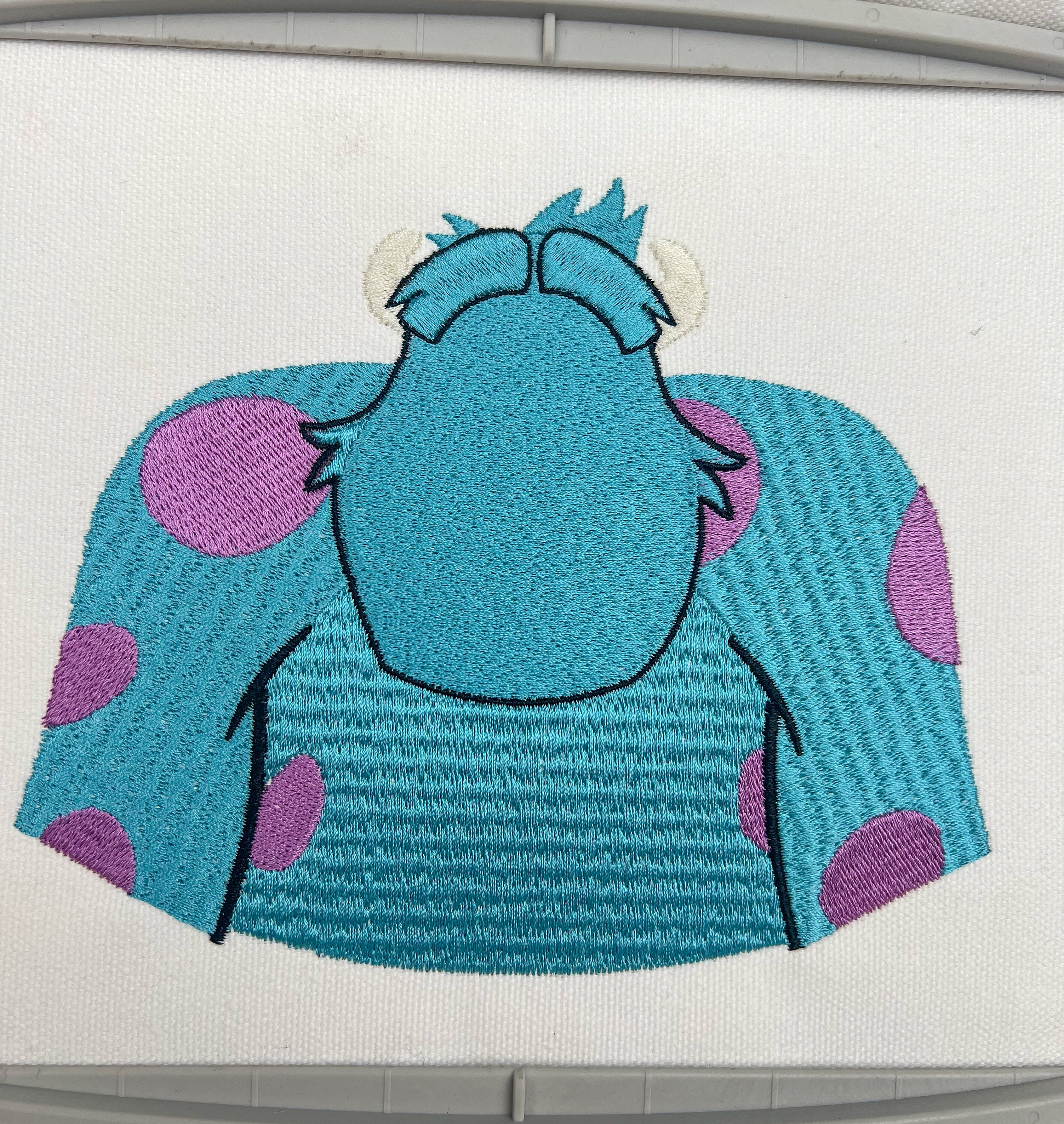 Sully Embroidery Design, Monsters Inc Embroidery Design, File in PES ...