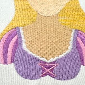 Rapunzel Flynn Embroidery Design Bundle, Princess Machine Embroidery ...