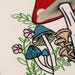 Mushrooms and Flowers Machine Embroidery Design, Mushroom Embroidery ...