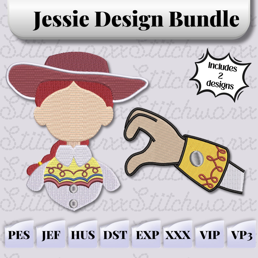 Jessie Embroidery Design Bundle Toy Storyy Embroidery Design - Etsy