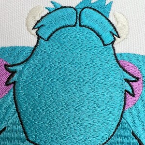 Sully Embroidery Design, Monsters Inc Embroidery Design, File in PES ...