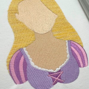 Rapunzel Flynn Embroidery Design Bundle, Princess Machine Embroidery ...