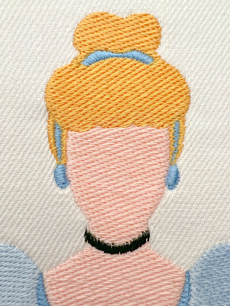Cinderella Embroidery Design, Disneeyy Princess Embroidery Design, File ...