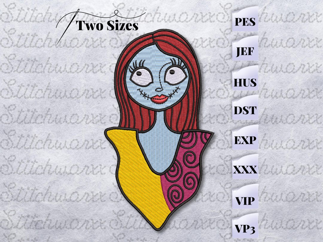 Sally Machine Embroidery Design, Halloween Embroidery Design, File in ...