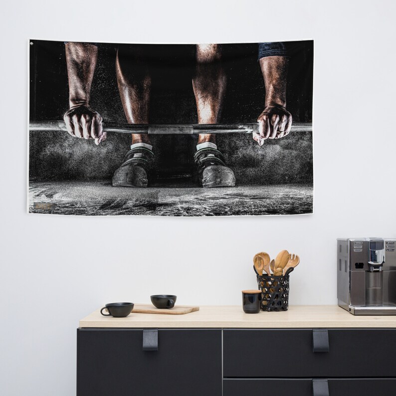 Gym Inspiration Flag - Etsy