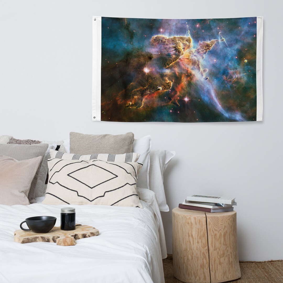 Cosmic Nebula Flag - Etsy
