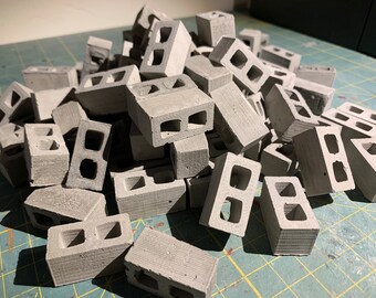 1/24 Scale Cinder Blocks - Etsy