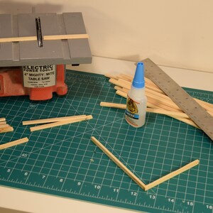 Mini 2x4's| 1:12 Scale| Real Wood| Building Supplies | Dollhouse ...