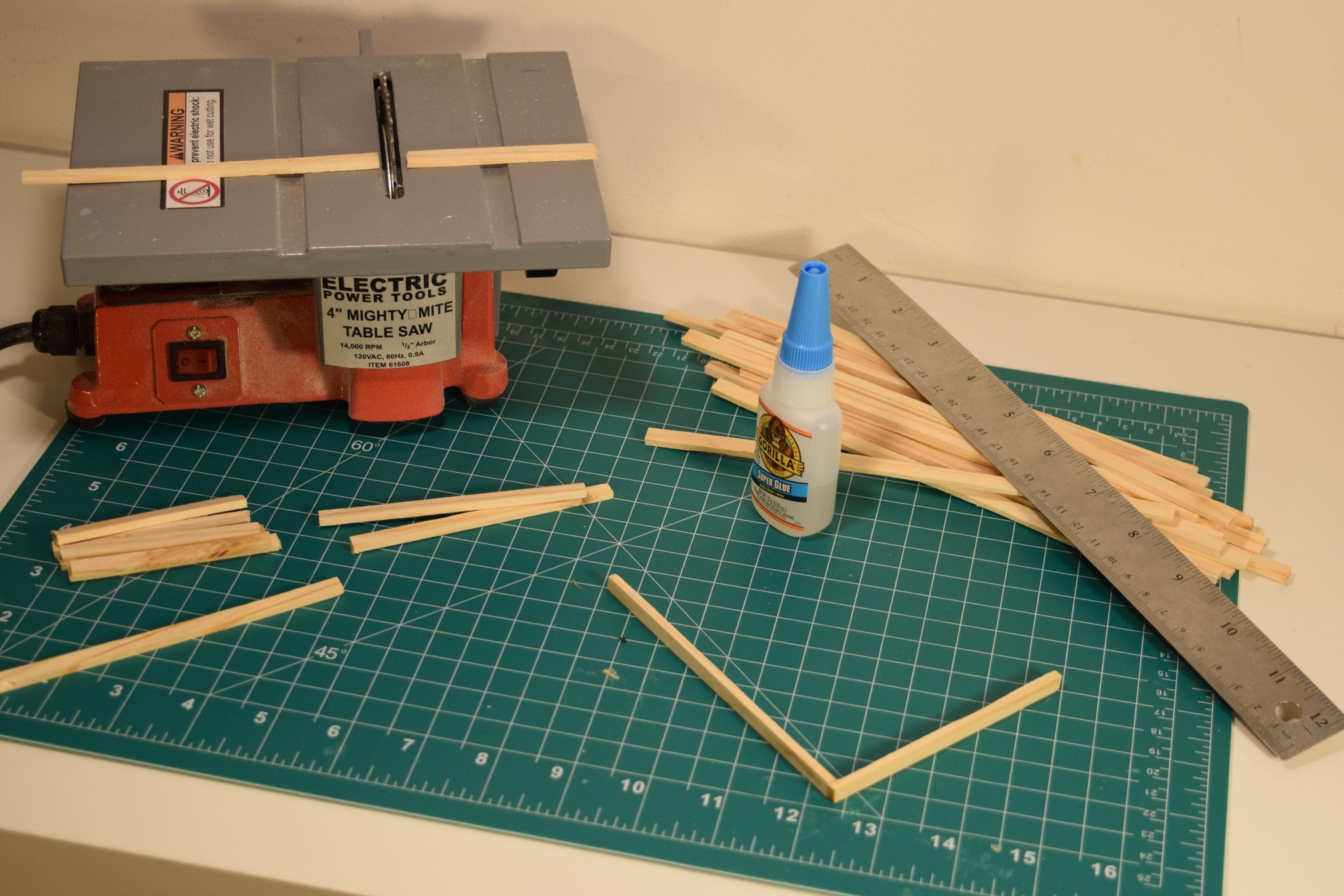 Mini 2x4's| 1:12 Scale| Real Wood| Building Supplies | Dollhouse ...