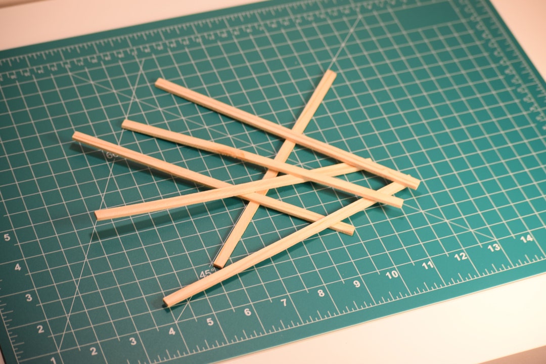 Mini 2x4's 1:12 Scale Real Wood Building Supplies Dollhouse Diorama ...