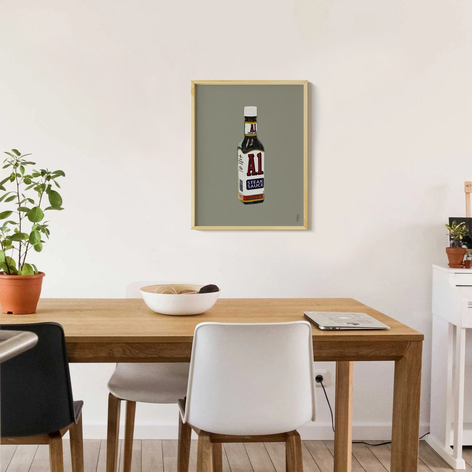 A1 Steak Sauce Kitchen Wall Art | Dining Room Decor Digital Print Home ...