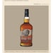 Buffalo Trace Bourbon Bottle Art Print | Midcentury Poster Digital ...