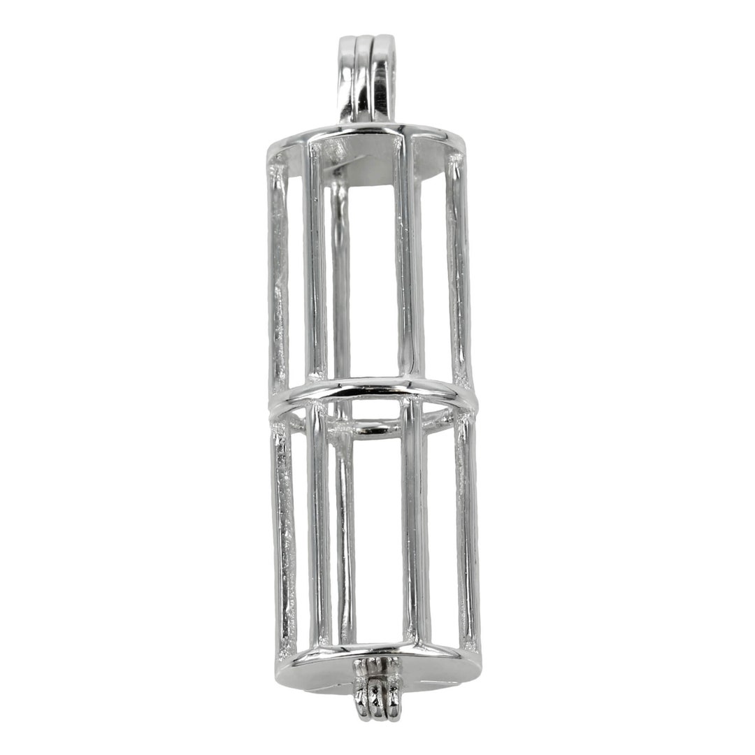 Hanging Cage Pendant Settig With Unique Cage Mounting Including Bail in ...